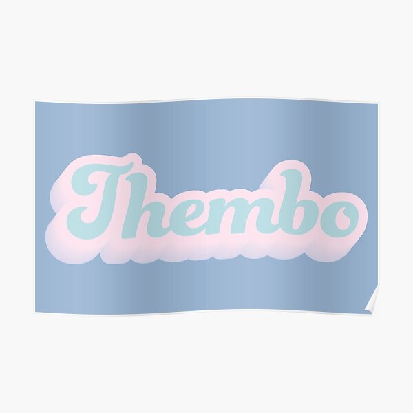 "Thembo Pride| Non-Binary Genderfluid Bimbo" Poster for Sale by ...