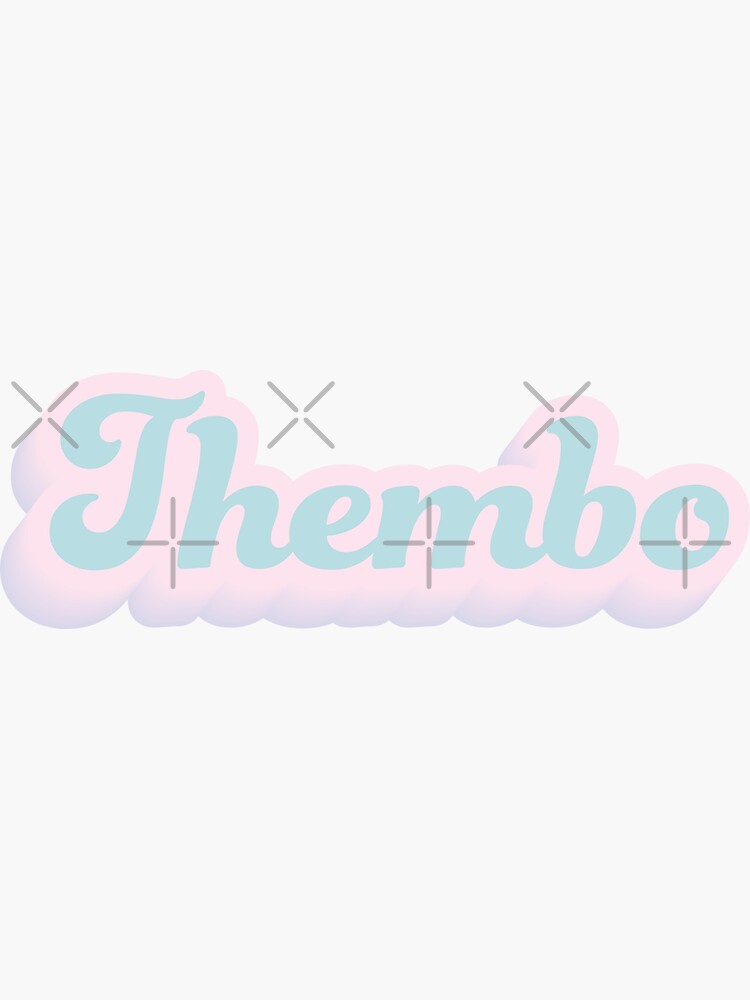 "Thembo Pride| Non-Binary Genderfluid Bimbo" Sticker by SticusDesign ...