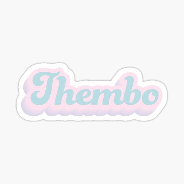 "Thembo Pride| Non-Binary Genderfluid Bimbo" Sticker by SticusDesign ...