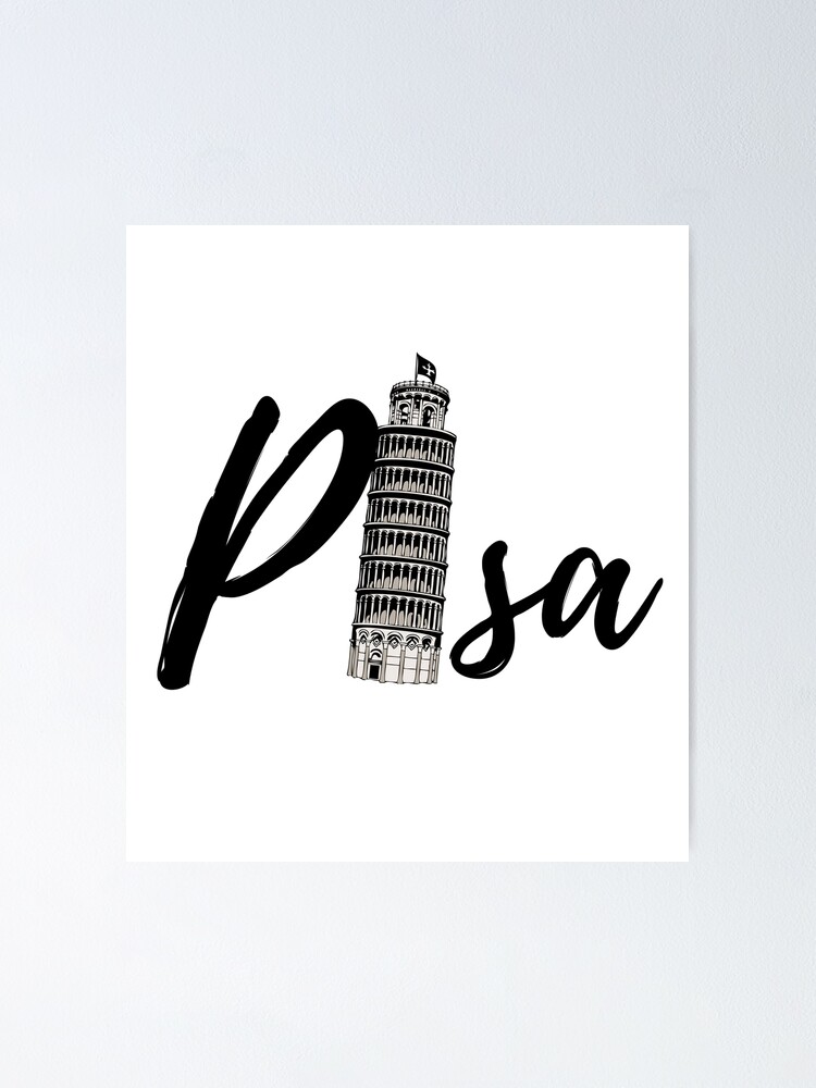 "Leaning Tower Of Pisa" Poster for Sale by MargotFord | Redbubble