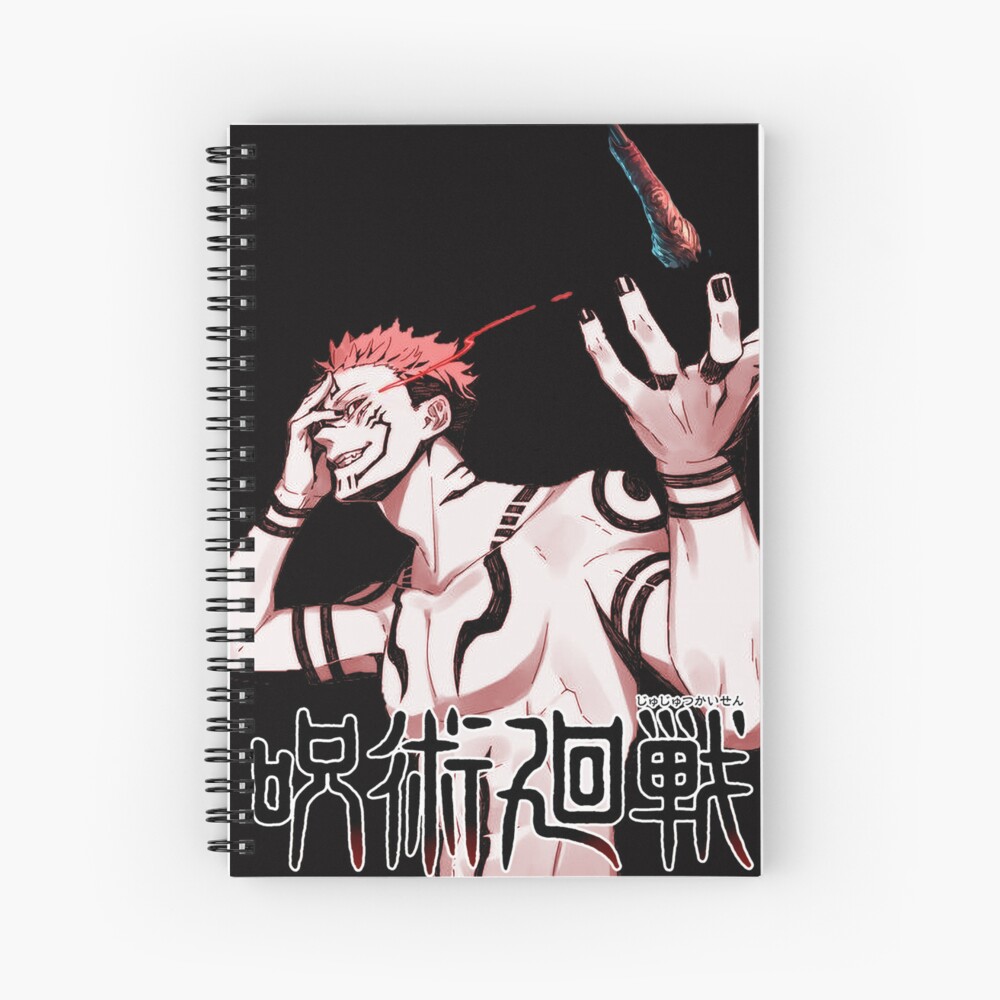 " jujutsu kaisen, king sukuna jujutsu kaisen" Spiral Notebook for Sale ...