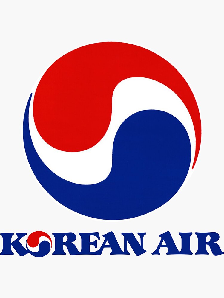 "Korean Air logo" Sticker by peteroldfield | Redbubble