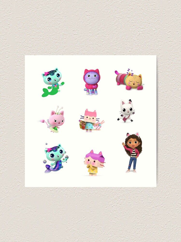 "Gabby Dollhouse Sticker Pack - Gabby's Dollhouse" Art Print by anaev ...