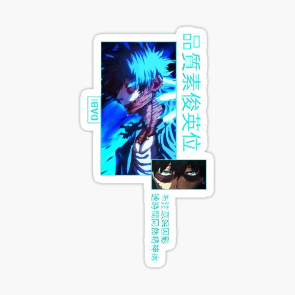 "Dabi Todoroki" Sticker by Rubengm-22 | Redbubble