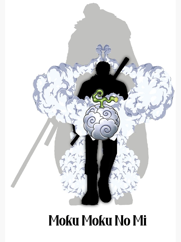 "Smoker Mokku Moku No Mi" Poster for Sale by Qadzfar | Redbubble