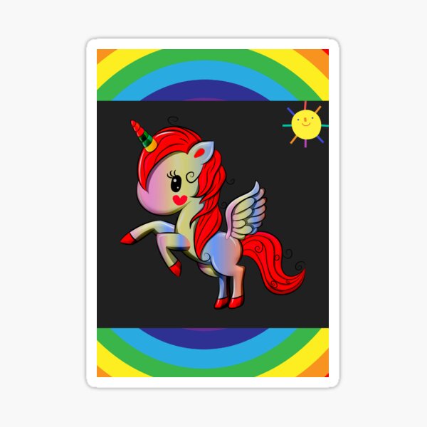 "unicorn fan club" Sticker by HR23S | Redbubble