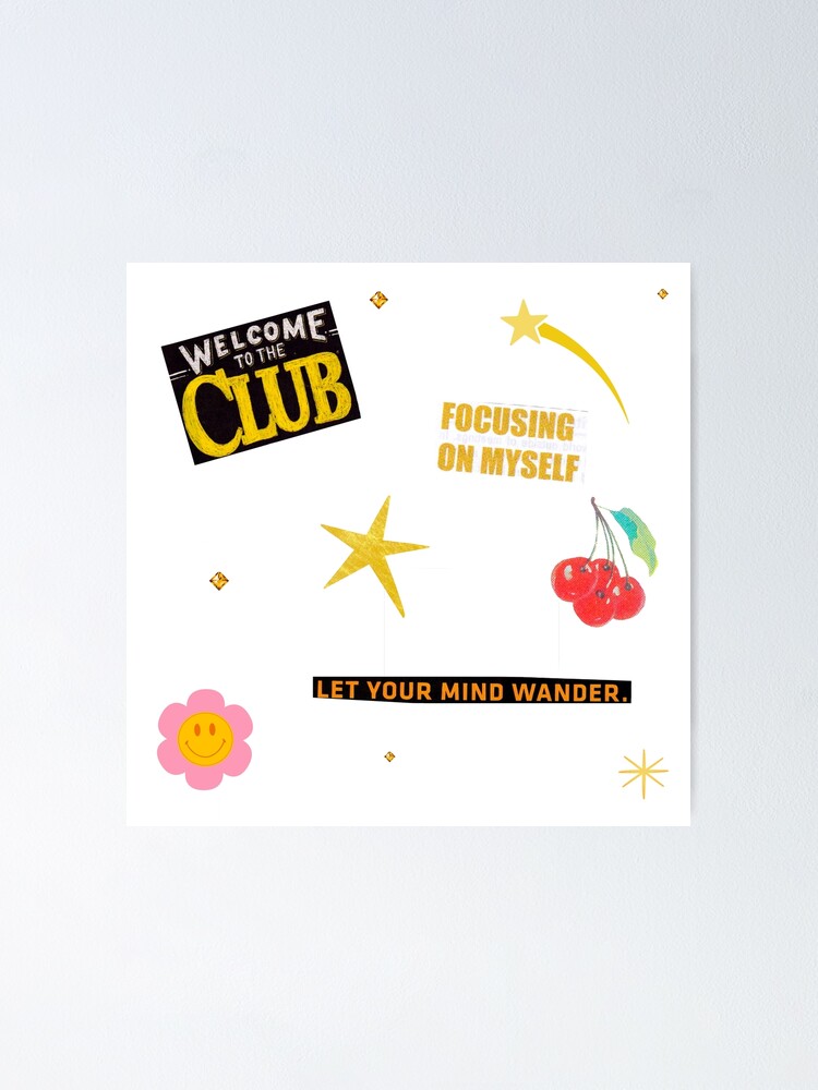 "Welcome to the Club Fun Magazine Collage Aesthetic Sticker Pack ...