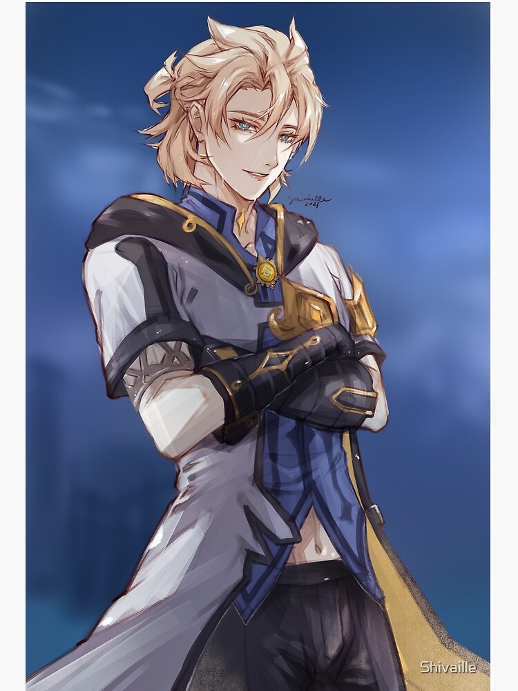 "Albedo's smile | Genshin Impact | Fanart by Shivaille" Art Print by ...