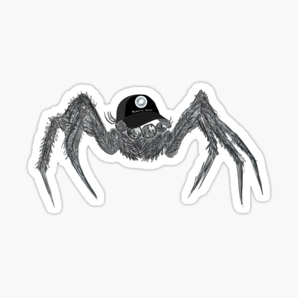 "memorial union spider" Sticker by waterskibunny | Redbubble