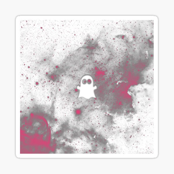 "Space Smokey Ghost" Sticker by LeenoTasseri10 | Redbubble