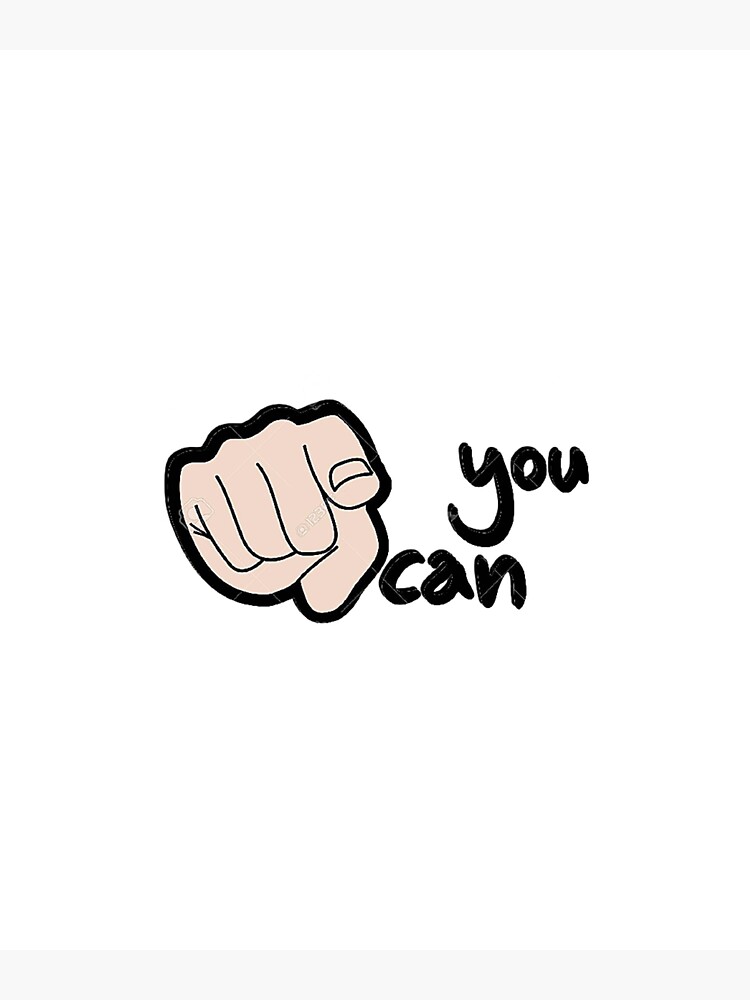 "You can do" Sticker by Designe4 | Redbubble