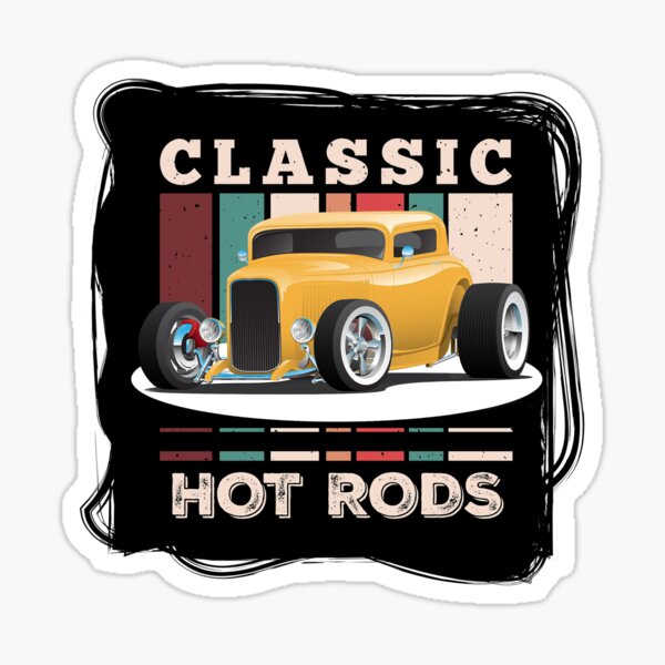 "Classic Hot Rods" Sticker by WilcoxPhotoArt | Redbubble