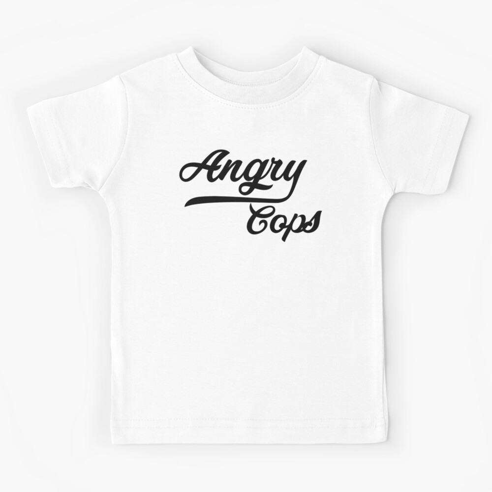 "Angry Cops Merch Angrycops Logo" Kids T-Shirt by HindoShop | Redbubble