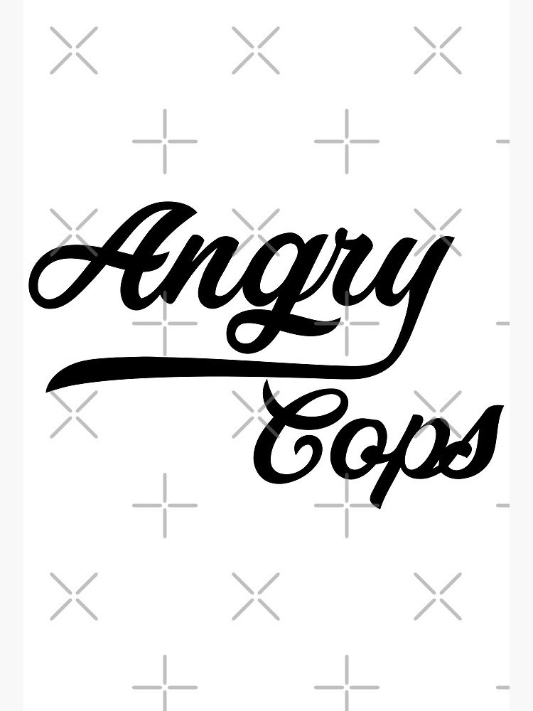 "Angry Cops Merch Angrycops Logo" Poster by HindoShop | Redbubble