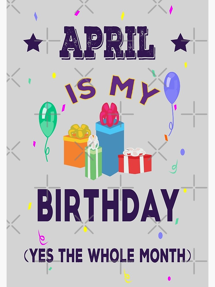 "April is my birthday yes the whole month, dark text, birthday outfit ...