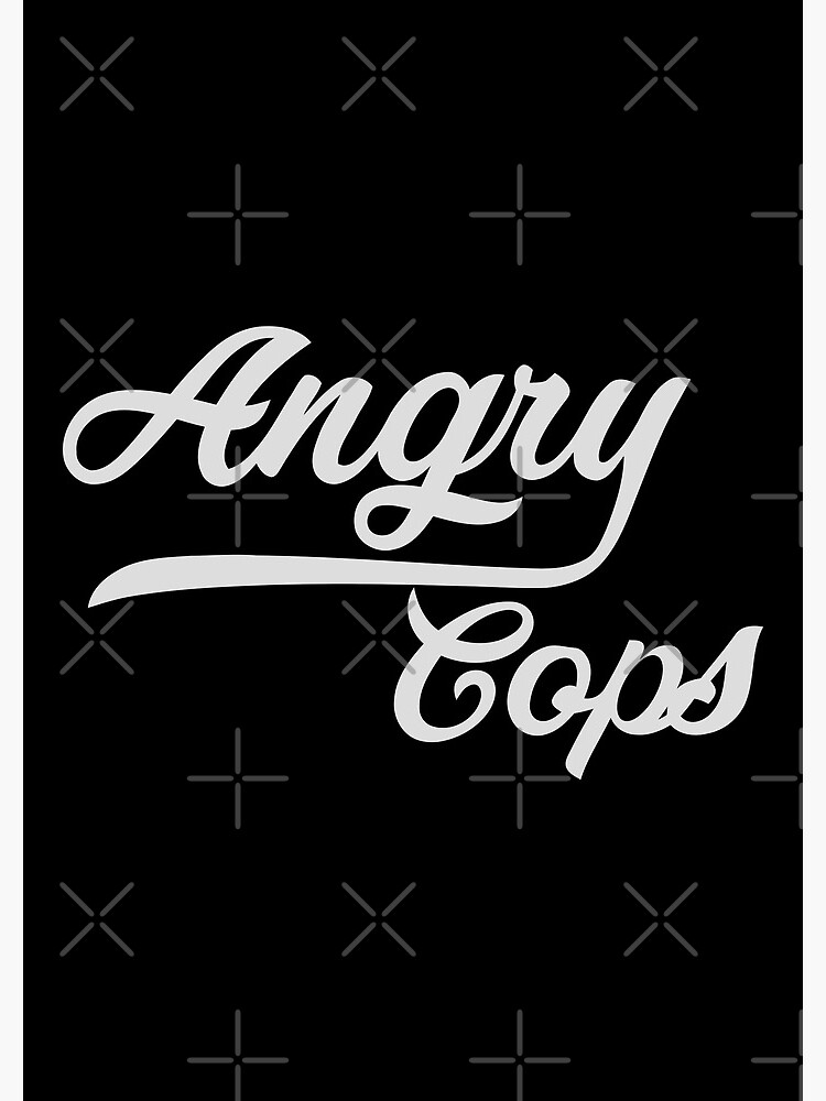 "Angry Cops Merch Angrycops Logo" Spiral Notebook by HindoShop | Redbubble