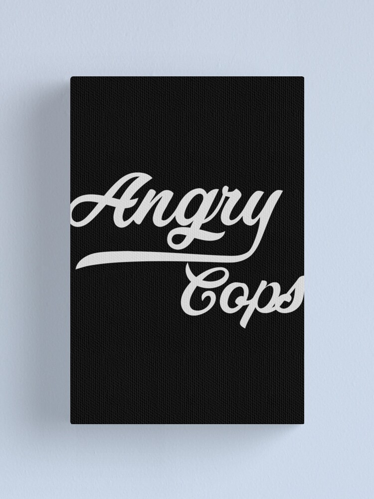 "Angry Cops Merch Angrycops Logo" Canvas Print for Sale by HindoShop ...