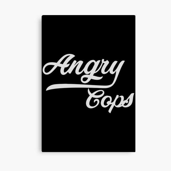 "Angry Cops Merch Angrycops Logo" Canvas Print for Sale by HindoShop ...