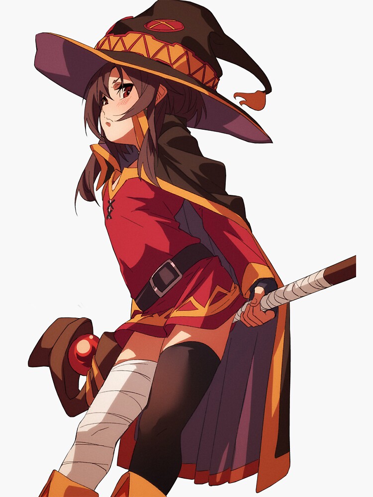 "Megumin" Sticker by KingKorn | Redbubble
