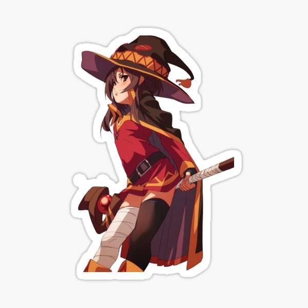 "Megumin" Sticker by KingKorn | Redbubble