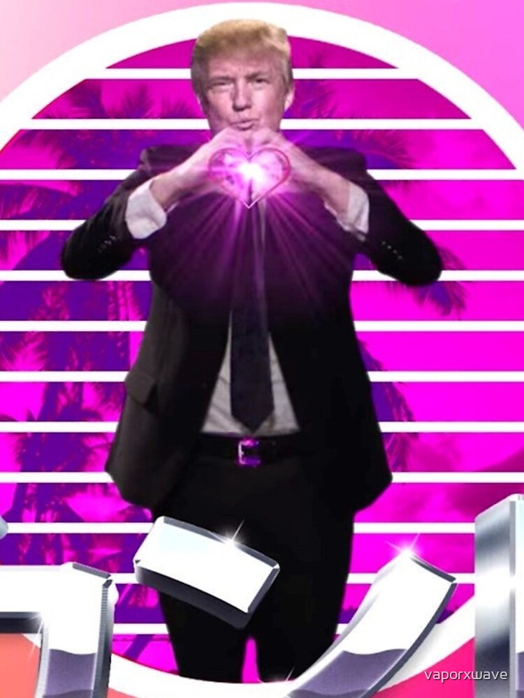 "Vaporwave Trump" iPhone Case for Sale by vaporxwave | Redbubble