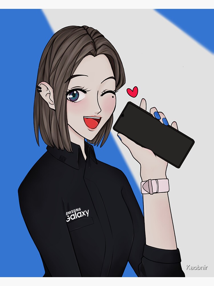"Samsung Girl" Sticker by Kaobnir | Redbubble
