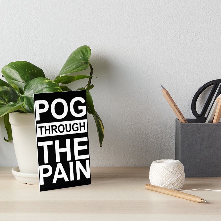 "Tommy Innit Merch Pog Through The Pain" Art Board Print by HindoShop ...