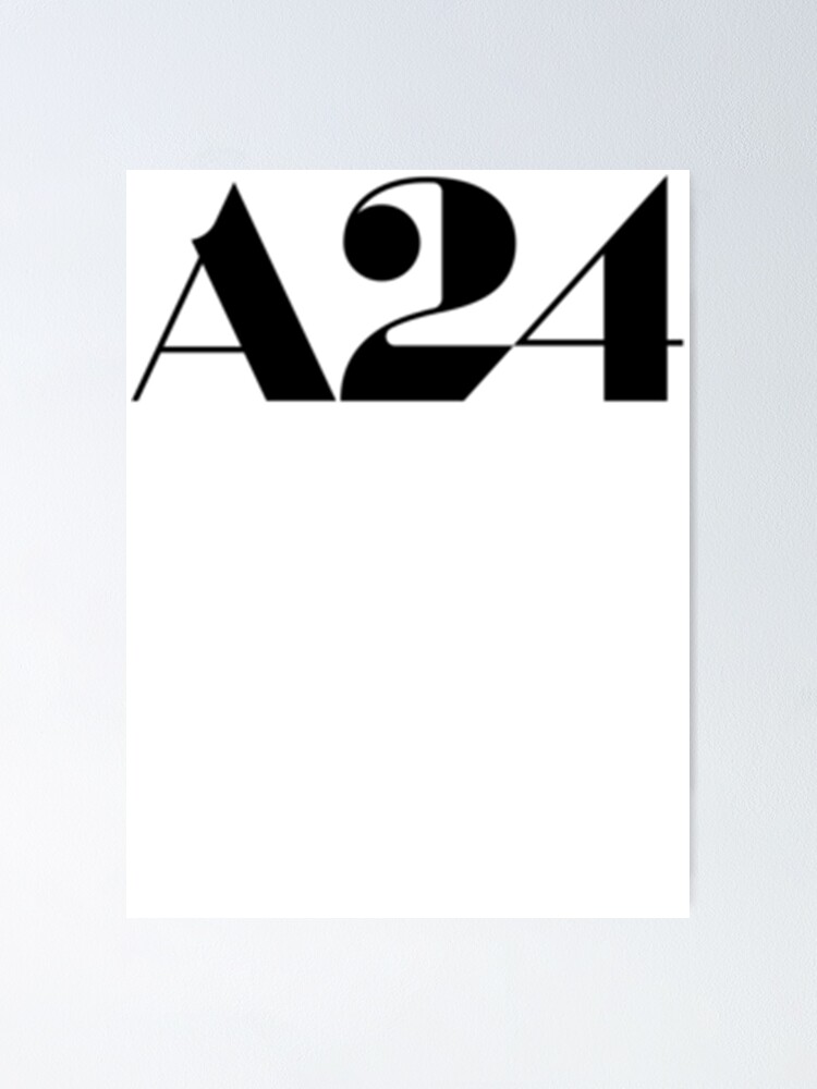 "A24 Black Logo Classic" Poster for Sale by BruceGoods | Redbubble