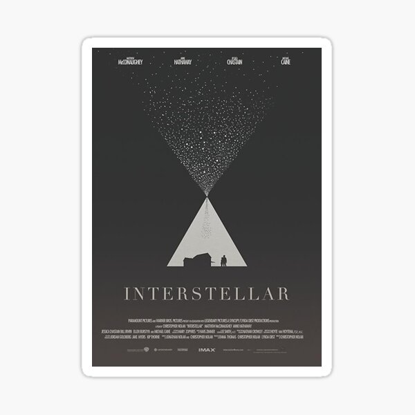 "Interstellar Movie " Sticker for Sale by iwknoso | Redbubble