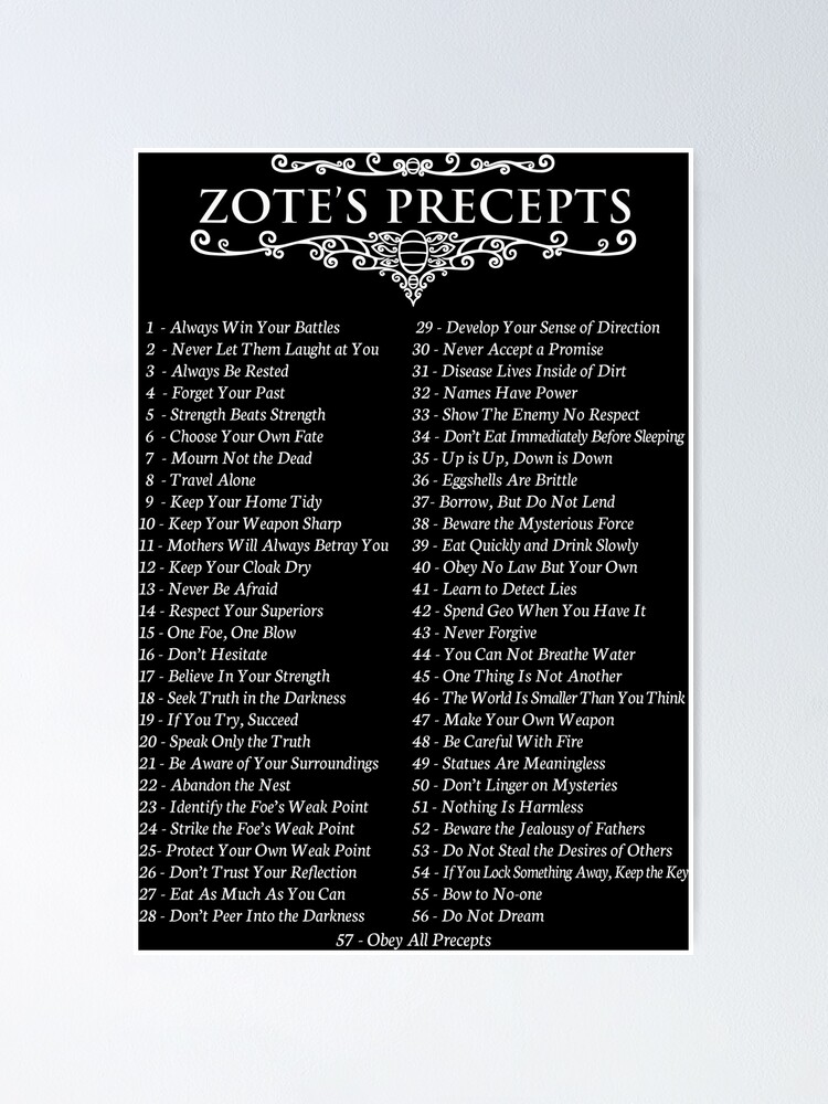 "Zote s Precepts Hollow Knight" Poster for Sale by Saikishop | Redbubble