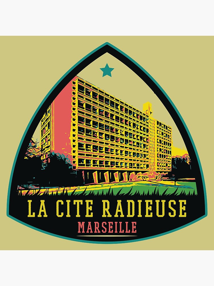 Póster «Marsella Francia Cité Radieuse de Le Corbusier» de Lemomo-Geo | Redbubble