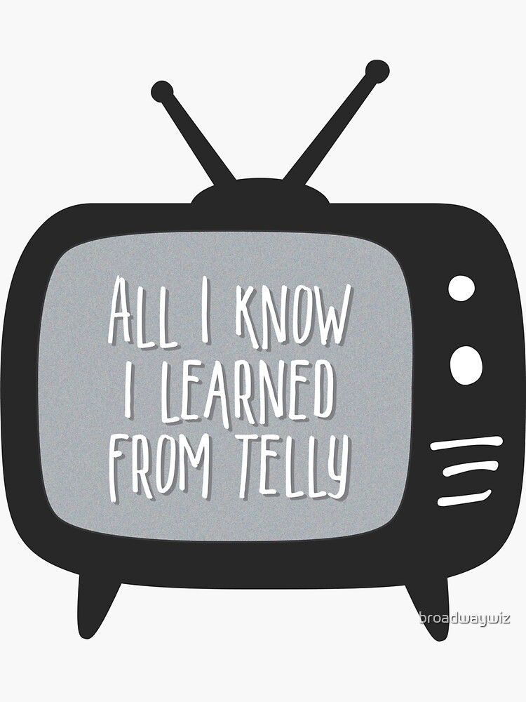 "Telly - Matilda the Musical" Sticker for Sale by broadwaywiz | Redbubble