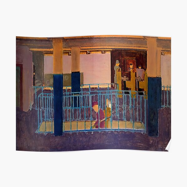 "Entrance to Subway by Mark Rothko" Poster for Sale by AestheticsXarts ...