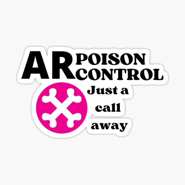 "AR poison control " Sticker by Christin4 | Redbubble