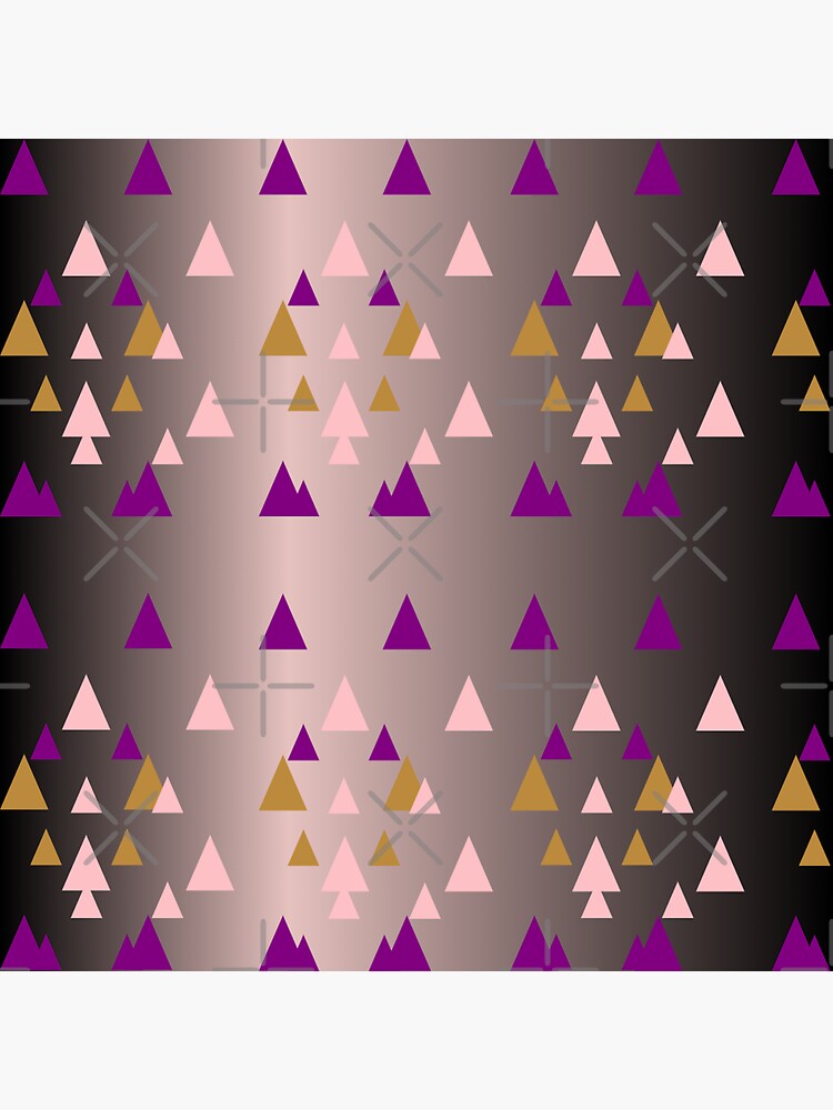"Groovy Geometric Triangles Artwork" Sticker for Sale by TumTab | Redbubble