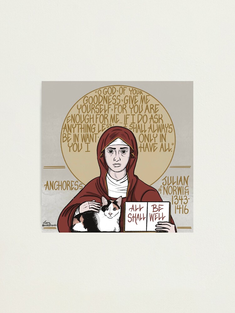 "Julian of Norwich (1343-1416), Anchoress " Photographic Print for Sale ...