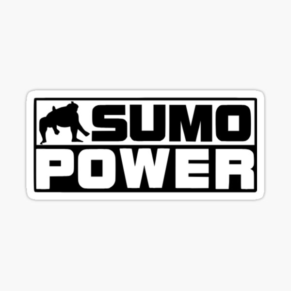 "SUMO POWER" Sticker by Racingdecals | Redbubble