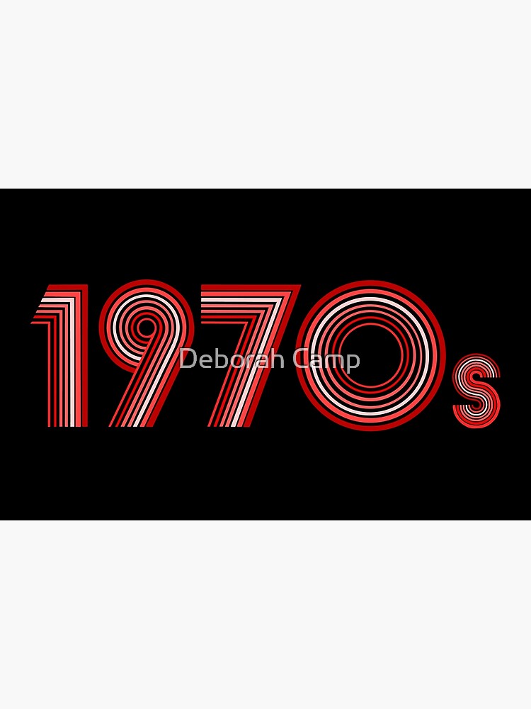 "1970s Retro Red Disco Font " Photographic Print for Sale by ...