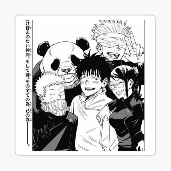 "jjk manga" Sticker by sickmaid | Redbubble