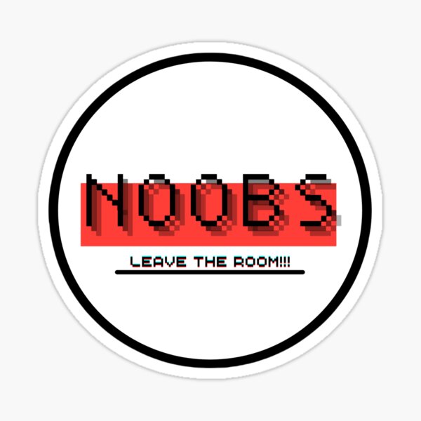 "Noobs sticker" Sticker by yusufemreyilmaz | Redbubble