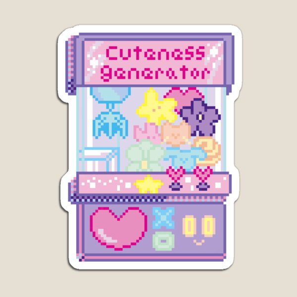 "Claw Machine Cuteness Generator Pixel Art Plushies Stuffed Animals ...