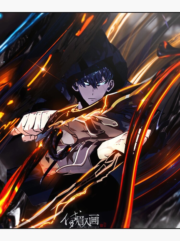 "Solo Leveling Sung Jin Woo" Poster von Shihiko-Anime | Redbubble