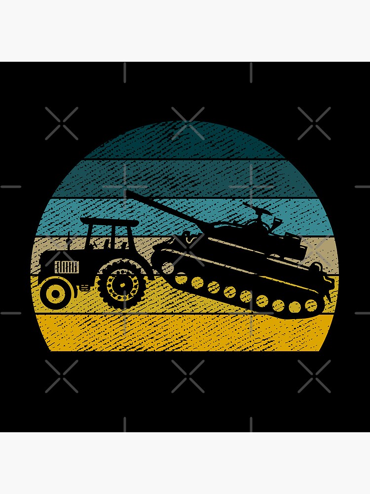 "Ukrainischer Traktor, Traktor und Panzer, Bauern in der Ukraine ...