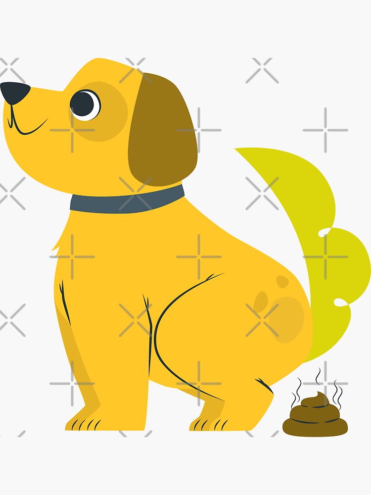 " Dogs Pooping" Sticker for Sale by Jiadesigner786 | Redbubble