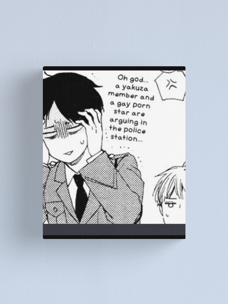 Yajuu Honto Manga Manwha Bl Yaoi Sticker Canvas Print By Shihiko