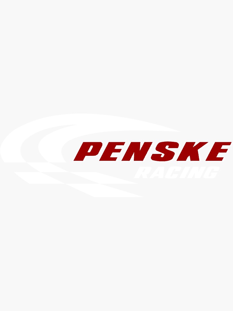 "Unusual Penske Racing Design" Sticker by dsalika | Redbubble
