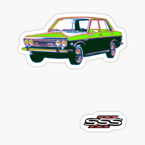 "Datsun 510 1600 1969 SSS Badge" Sticker for Sale by DatsunStyle ...