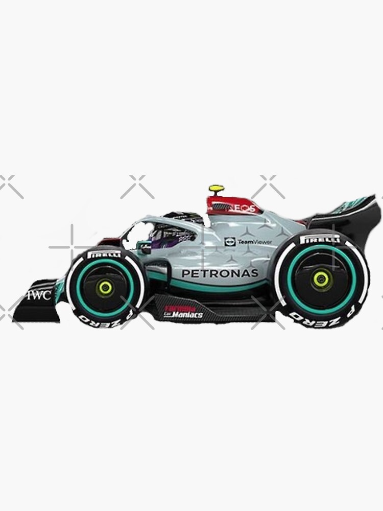 "Mercedes f1 car artwork" Sticker by JoCo18 | Redbubble