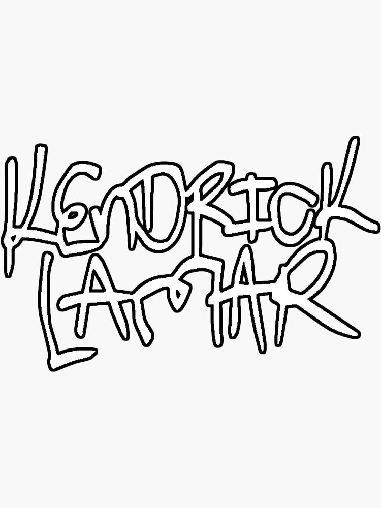 "THE KENDRICK LAMAR Duckworth American rapper" Sticker for Sale by ...