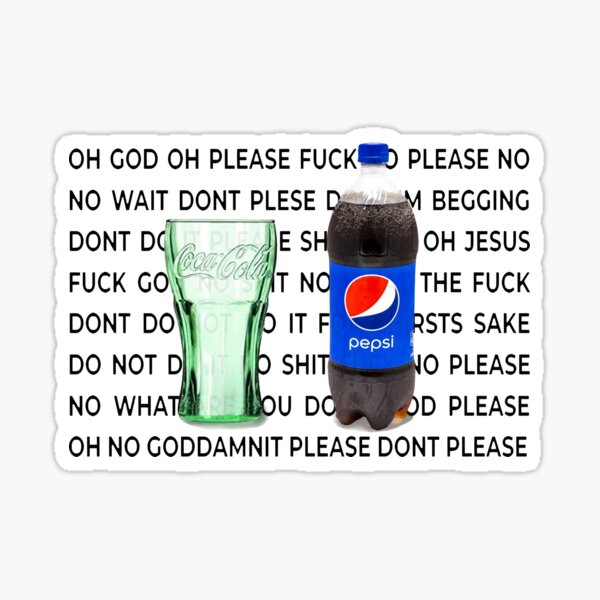 "Please no" Sticker for Sale by Krista-S | Redbubble